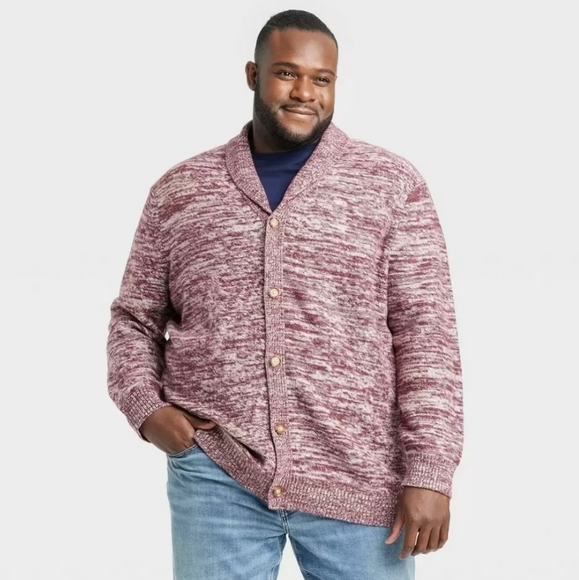 Goodfellow & Co | Sweaters | New Mens Big Tall Chunky Shawl Collared ...